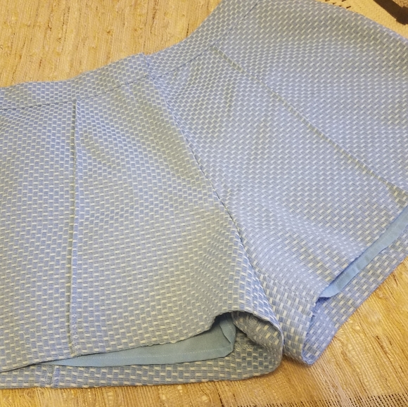 English Factory | Shorts | English Factory I Blue White High Waist ...